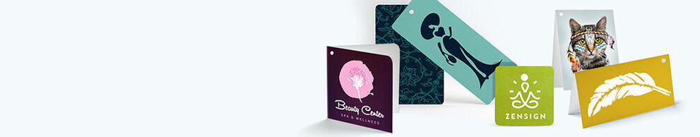 Hang Tags Printing - Custom and UV Coated | PrintRunner